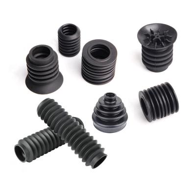 China Customized Waterproof Special-shaped EPDM Expansion Sleeve, Rubber Dust Cover, Rubber Corrugated Pipe for sale