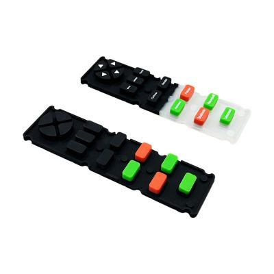 China Customized Silicone Rubber Electronic Remote Control Rubber Keyboard With Durable Spray Feel And Oil for sale