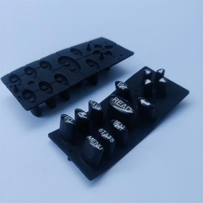 China 70 Shore A Wear Resistant Conductive Silicone Rubber Keypad For Handheld Barcode Scanner Custom OEM for sale