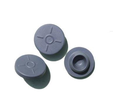 China OEM Non Spill Vials 20mm Grey Butyl Rubber Stopper Medical Silicone Rubber Products for sale