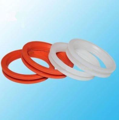 China Selo personalizado do bordo da borracha de silicone dos bordos dobro FKM à venda