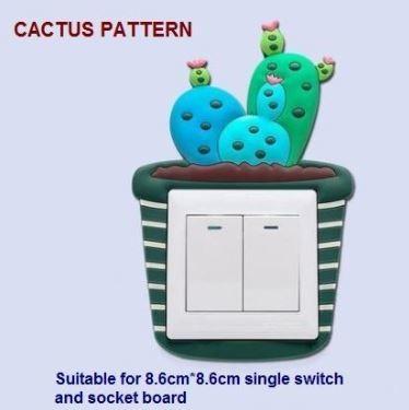 China Customized Silicone Non Toxic Light Switch Cover Stickers for sale