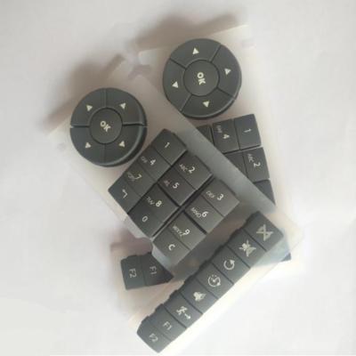 China 30 Shore A Painted Silicone Rubber Keyboard For Automotive Electronic Control for sale