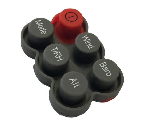 90 Shore A Silicone Numeric Keypad For Electronic Equipment