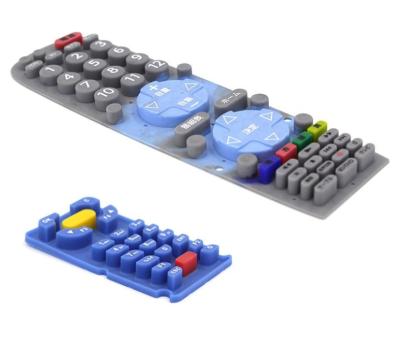 China Nontoxic pantone color Silicone Remote Control Keyboard for sale