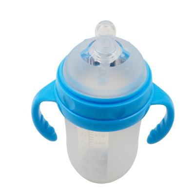 China OEM Food Grade Silicone Baby Feeding Bottle With No Carcinogenic Nitrosamine for sale