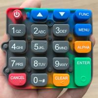 China Customized POS Machine Silicone Rubber Keys Waterproof Durable for sale