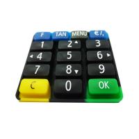 China Customize High Quality Silicone Rubber Membrane Keypad Button Keycaps for sale