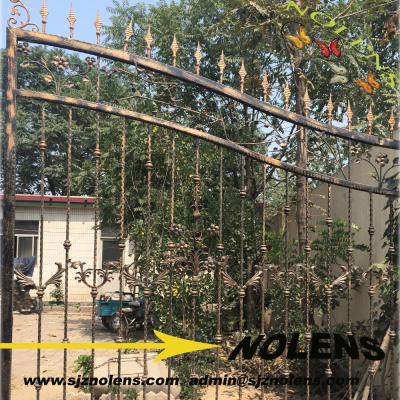 China wrought iron main gate for sale