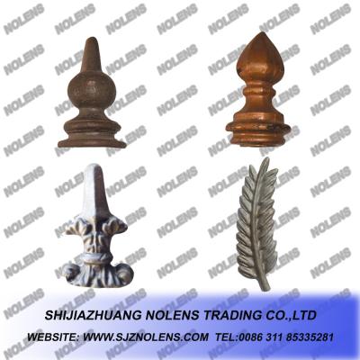China Casting Steel Gate/Fence's Ornamental Spears and Spearpoints,Cast Steel Spears,Wrought Iron Railheads for sale