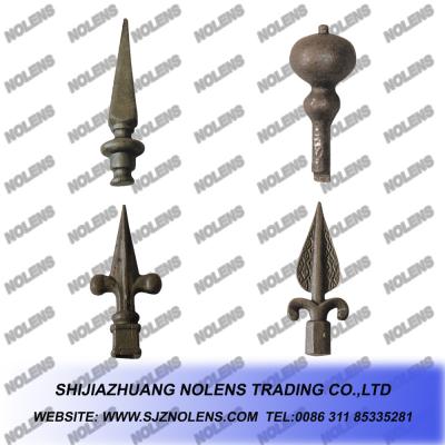 China Casting Steel Gate/Fence's Ornamental Spears and Spearpoints,Cast Steel Spears,Wrought Iron Railheads for sale
