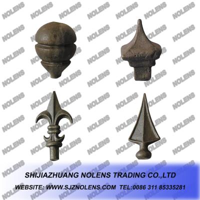 China Casting Steel Gate/Fence's Ornamental Spears and Spearpoints,Cast Steel Spears,Wrought Iron Railheads for sale
