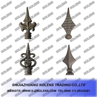 China Casting Steel Gate/Fence's Ornamental Spears and Spearpoints,Cast Steel Spears,Wrought Iron Railheads for sale