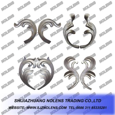 China Casting Steel Gate's Ornamental Leaves,Balusters's Ornaments Leaves,Wrought Iron Leaves,Decorating with Railings for sale