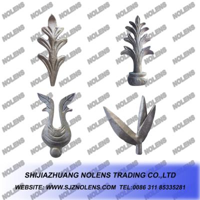 China Casting Steel Gate's Ornamental Leaves,Balusters's Ornaments Leaves,Wrought Iron Leaves,Decorating with Railings for sale