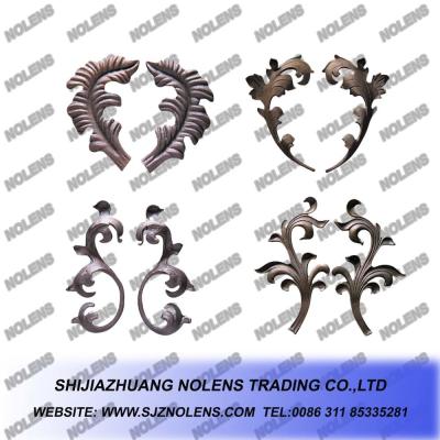 China Casting Steel Gate's Ornamental Leaves,Balusters's Ornaments Leaves,Wrought Iron Leaves for sale