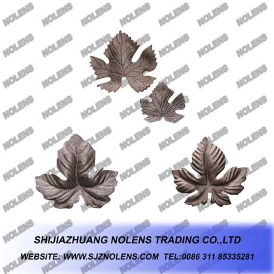 China Casting Steel Gate's Ornamental Leaves,Balusters's Ornaments Leaves,Wrought Iron Leaves for sale