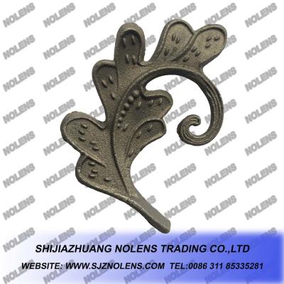 China Casting Steel Gate's Ornamental Leaves,Balusters's Ornaments Leaves,Wrought Iron Leaves for sale