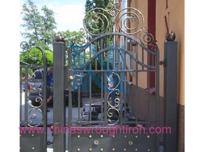 China wrought iron main gate,Forged Steel Gate for Your Home,Fer Forge Gate for sale