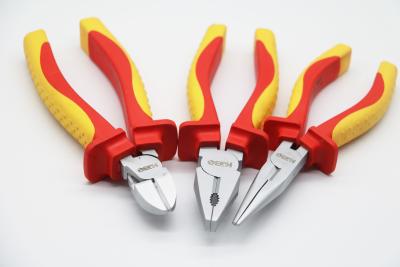 Cina insieme della pinza del VDE 1000v e pinze di combinazione di taglio degli attrezzi per bricolage isolate cacciavite in vendita
