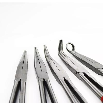 Cina portata lunga Bent Nose Pliers For Jewellery della curva ad angolo della clip da 11" 20 gradi che fa corredo in vendita