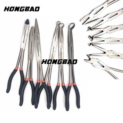 Cina portata lunga Bent Nose Pliers For Jewellery della curva ad angolo della clip da 11" 20 gradi che fa corredo in vendita
