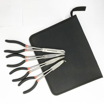 Cina Bent Long Nose Pliers Bent pinze di anello elastico lunghe di portata della curva ad angolo da 90 gradi in vendita