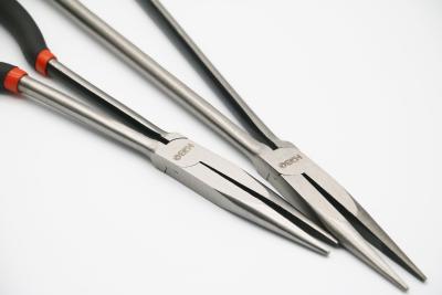 Cina curva ad angolo della clip del naso di Bent Needle Nose Pliers Long da 16" 90 gradi in vendita