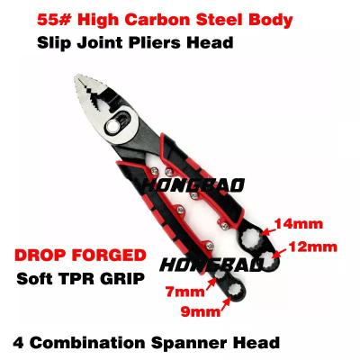 中国 ワイヤー カッターのスパナー レンチ ハンドル9-1/2が付いている組合せのスリップの共同プライヤー」10インチ8インチ 販売のため