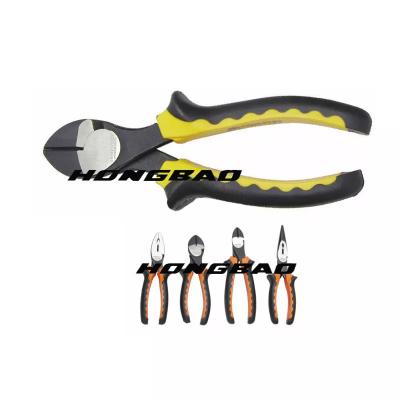 中国 6" 8" 200mmの突出の共同タイプのプライヤー7を切る小型絶縁された対角線 販売のため