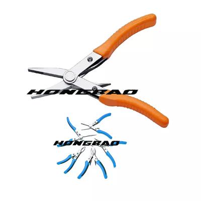 中国 長い1 7" 8"に付き鼻によって絶縁される組合せのプライヤーVDE 1000v 2可変性二重ヘッド交換回転 販売のため