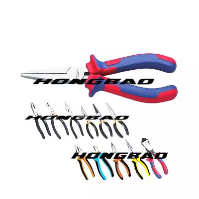 中国 良質の低下はErgonomics柔らかいハンドル6" 7" 8"をドイツ タイプ ラインズマンのニッパーのプライヤーの機能組合せのプライヤー造った 販売のため