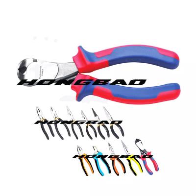 中国 良質の低下はErgonomics柔らかいハンドル6" 7" 8"をドイツ タイプ ラインズマンのニッパーのプライヤーの機能組合せのプライヤー造った 販売のため