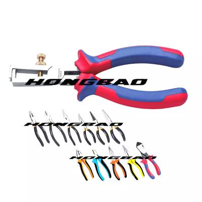 中国 良質の低下はErgonomics柔らかいハンドル6" 7" 8"をドイツ タイプ ラインズマンのニッパーのプライヤーの機能組合せのプライヤー造った 販売のため