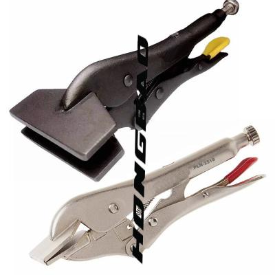 Cina Presa di piegatura del vice della mandibola di chiusura delle pinze della lamiera sottile della forma piana della curvatura 8 10" in vendita