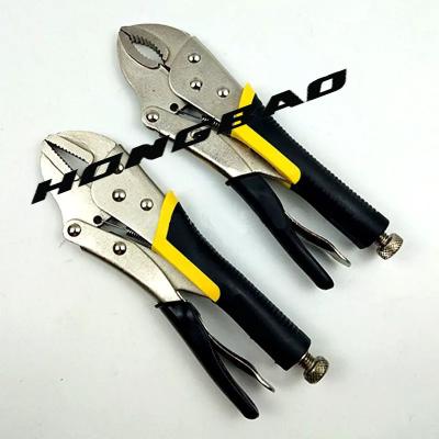 中国 5 7 10"開始クランプ出版物の万力のグリップのあたりのワイヤー カッターの制動機の曲げられた顎のロッキング プライヤー 販売のため