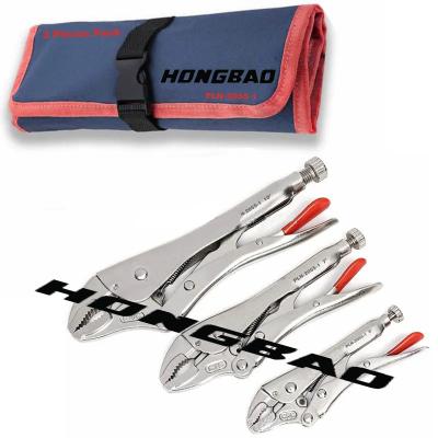 中国 5 7 10"開始クランプ出版物の万力のグリップのあたりのワイヤー カッターの制動機の曲げられた顎のロッキング プライヤー 販売のため