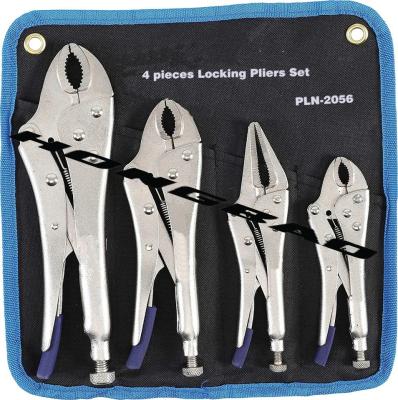 中国 5 7 10"開始クランプ出版物の万力のグリップのあたりのワイヤー カッターの制動機の曲げられた顎のロッキング プライヤー 販売のため