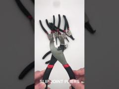 Combination Slip Joint Pliers With Wire Cutter Spanner Wrench Handle 9-1/2