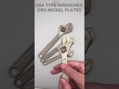 Auto Adjustable Universal Wrench Set Spanner  Double-Ended Non-Slip Ratchet