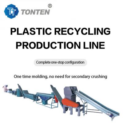China Recyclinglijn voor PET-flessen Recyclingapparatuur voor kunststofverbranding Te koop
