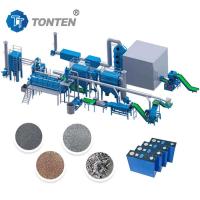 Quality Car Lithium Ion Battery Crusher Recycling Machinery Processing Line for sale
