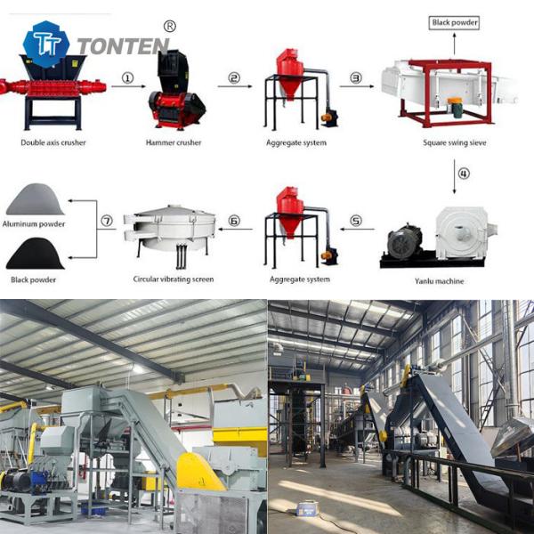Quality Waste Lithium Lead Acid Battery Recycling Machine Battery Scrap Recycling Plant for sale