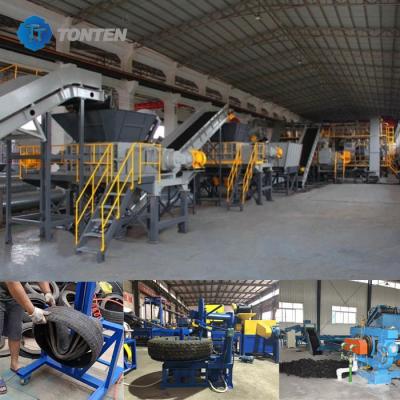 Cina Macchine per la rottura di pneumatici di linea di riciclo in vendita