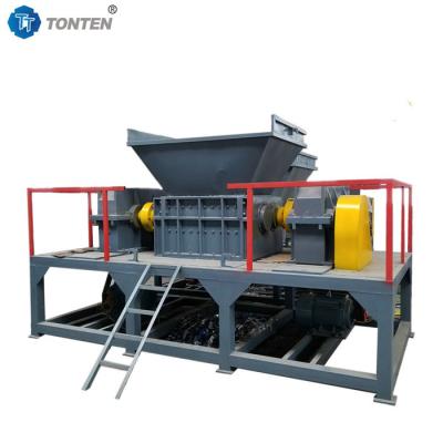 China Hout afval Hout dubbele schacht Shredder Machine Manufacturer Automatisch for sale