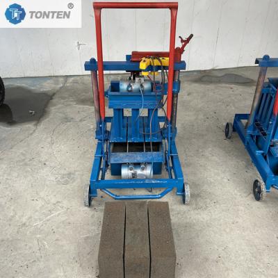 China 2-45 Handmatige kleine mobiele bakstenenmachine Beton gietmachine Te koop
