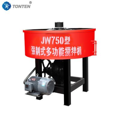 China Concrete Cement Mixing Tank Flat Pan Mixing Mixer Machine Vertical for sale