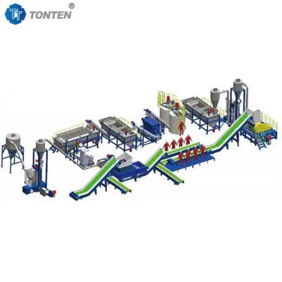 Cina Impianto di riciclaggio dei rifiuti di bottiglie di plastica PET in vendita