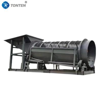 China Zandgrind kiezelstenen screening dubbele laag asloze drumschermmachine Te koop
