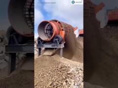 Écrans à déchets sans arbre Machine à écran à tambour Machine de dépistage des pierres de sol